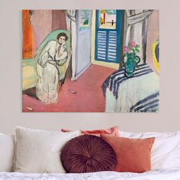 Bilderwelten Leinwandbild Henri Matisse - Frau auf dem Divan