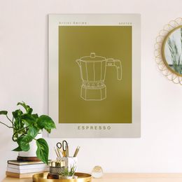 Bilderwelten Leinwandbild Espresso Essence
