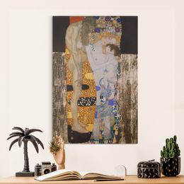 Bilderwelten Leinwandbild Gustav Klimt - Die drei Lebensalter der Frau