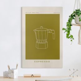 Bilderwelten Leinwandbild Espresso Essence