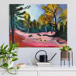 Bilderwelten Leinwandbild Henri Matisse - Im Wald von Fontainebleau