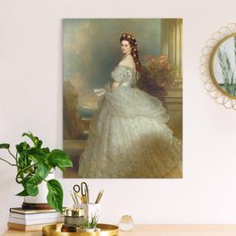 Bilderwelten Leinwandbild Franz Xaver Winterhalter - Sisi Elisabeth von &Ouml;sterreich