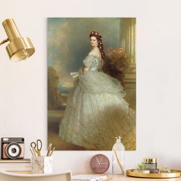 Bilderwelten Leinwandbild Franz Xaver Winterhalter - Sisi Elisabeth von &Ouml;sterreich