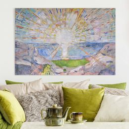 Bilderwelten Leinwandbild Edvard Munch - Die Sonne