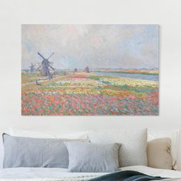 Bilderwelten Leinwandbild Claude Monet - Tulpen von Holland