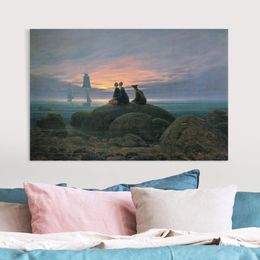 Bilderwelten Leinwandbild Caspar David Friedrich - Mondaufgang am Meer