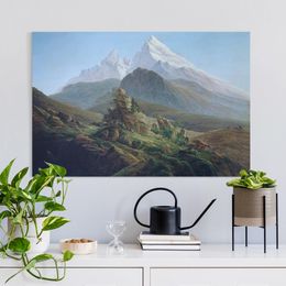 Bilderwelten Leinwandbild Caspar David Friedrich - Der Watzmann
