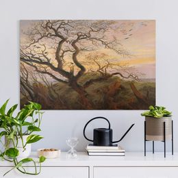 Bilderwelten Leinwandbild Caspar David Friedrich - Der Baum der Kr&auml;hen