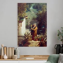 Bilderwelten Leinwandbild Carl Spitzweg - Der Blumenfreund