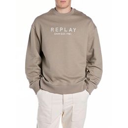 Replay Sweatshirt in Beige - 56% | Größe XL | Herren-plussize