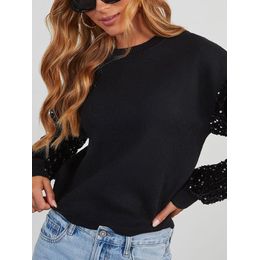 LA Angels Pullover in Schwarz - 61% | Größe M | Damen-pullover-cardigans