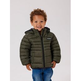 name it Steppjacke "Marble" in Khaki - 42% | Gr&ouml;&szlig;e 122 | Kinderjacken