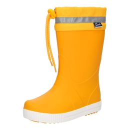 Beck Gummistiefel 'Wellies' Jungen Gr&ouml;&szlig;e 26 curry / silbergrau