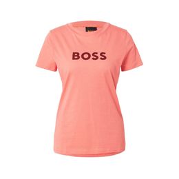 BOSS T-Shirt 'Elogo 5' Damen Gr&ouml;&szlig;e XS bordeaux / pastellrot