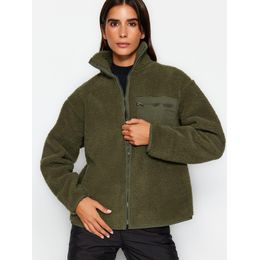 Trendyol Fleecejacke Damen Gr&ouml;&szlig;e S oliv