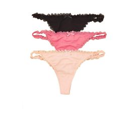 Trendyol String Damen Gr&ouml;&szlig;e S pink / rosa / schwarz