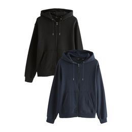next Zip-Up Hoodie male Blue, Black size S