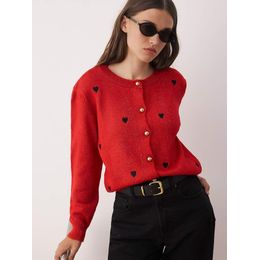 Trendyol Knit Cardigan female Red size L