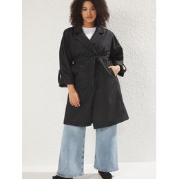 Trendyol Curve Mantel Damen Größe L/XL schwarz