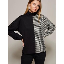 Cool & Sexy Shirt Damen Gr&ouml;&szlig;e L schwarz / wei&szlig;