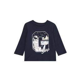 GAP Shirt Jungen Größe 104 navy / pastellblau / pastellgelb / weiß