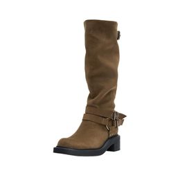 Pull&Bear Pull&Bear Cowboystiefel Damen Gr&ouml;&szlig;e 41 umbra Winterschuhe