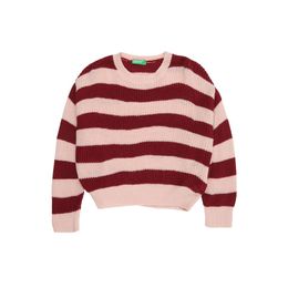 United Colors Of Benetton Pullover Mädchen Größe 122 puder / dunkelrot