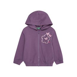 United Colors Of Benetton Zip-Up Hoodie girl Purple size XX