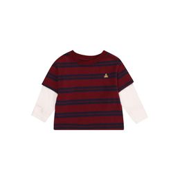 GAP Shirt Jungen Gr&ouml;&szlig;e 86/92 navy / brokat / dunkelrot / wei&szlig;
