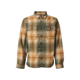 Superdry Jacke 'MILLER' Herren Größe L ecru / senf / oliv
