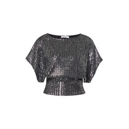 ABOUT YOU Blouse 'Elsa' female Black, Silver size 40