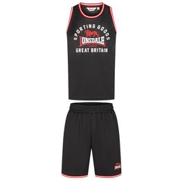 Lonsdale Trainingsanzug 'Pewsey' Herren Gr&ouml;&szlig;e XL knallrot / schwarz / wei&szlig;