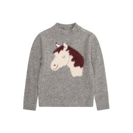 s.Oliver Pullover M&auml;dchen Gr&ouml;&szlig;e 140 schoko / grau / schwarz / offwhite