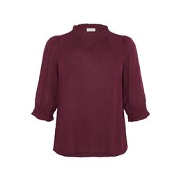 Kaffe CURVE Bluse 'Kiv' Damen Größe 7XL weinrot