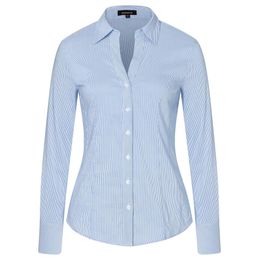 More & More MORE & MORE Bluse 'BILLA' Damen Gr&ouml;&szlig;e XXXL blau / wei&szlig;