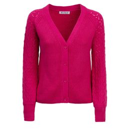Influencer Knit Cardigan female Pink size M