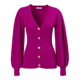 Influencer Knit Cardigan female Pink size L