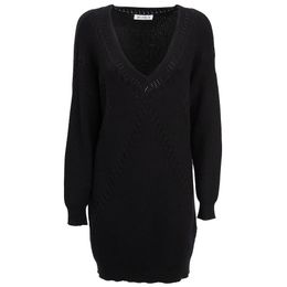 Influencer Strickkleid Damen Größe S schwarz