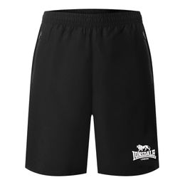 Lonsdale Sportbadeshorts 'Broxfield' Herren Größe M schwarz / weiß