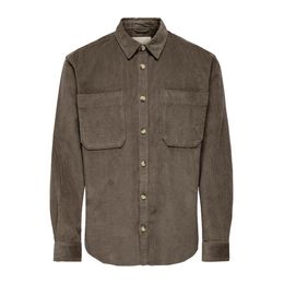 Only & Sons Only & Sons Hemd 'ONSALp' Herren Gr&ouml;&szlig;e XL mokka