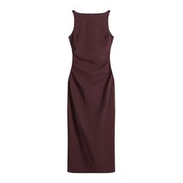 Bershka Kleid Damen Gr&ouml;&szlig;e 38 aubergine Winterkleid