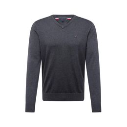Tommy Hilfiger Pullover 'ESSENTIAL' Herren Größe S dunkelgrau