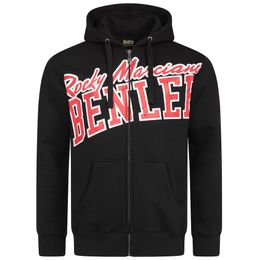 BEN LEE Benlee Sportsweatjacke 'Mills' Herren Gr&ouml;&szlig;e XXL grenadine / schwarz / wei&szlig;