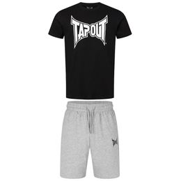 Tapout Jogginganzug 'Walker' Herren Größe XXL graumeliert / schwarz