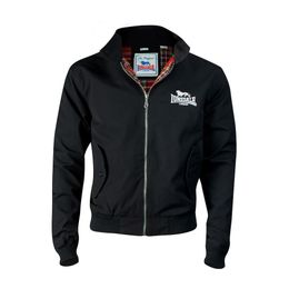 Lonsdale Between-Season Jacket 'Harrington' male Black size XXL