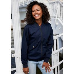French Connection Damen Blouson, dunkelblau, Größe M (40/42)