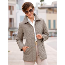 WITT Damen Steppjacke mit formgebenden N&auml;hten, taupe, Gr&ouml;&szlig;e 40