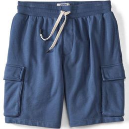 LANDS' END Cargo-Shorts Serious Sweats, Herren,  Blau, Baumwolle, by Lands' End