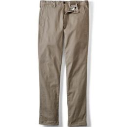 LANDS' END Stretch-Chino in Wunschl&auml;nge, Slim Fit, Herren,  Beige, Baumwolle, by Lands' End