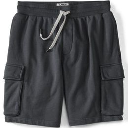 LANDS' END Cargo-Shorts Serious Sweats, Herren,  Grau, Baumwolle, by Lands' End